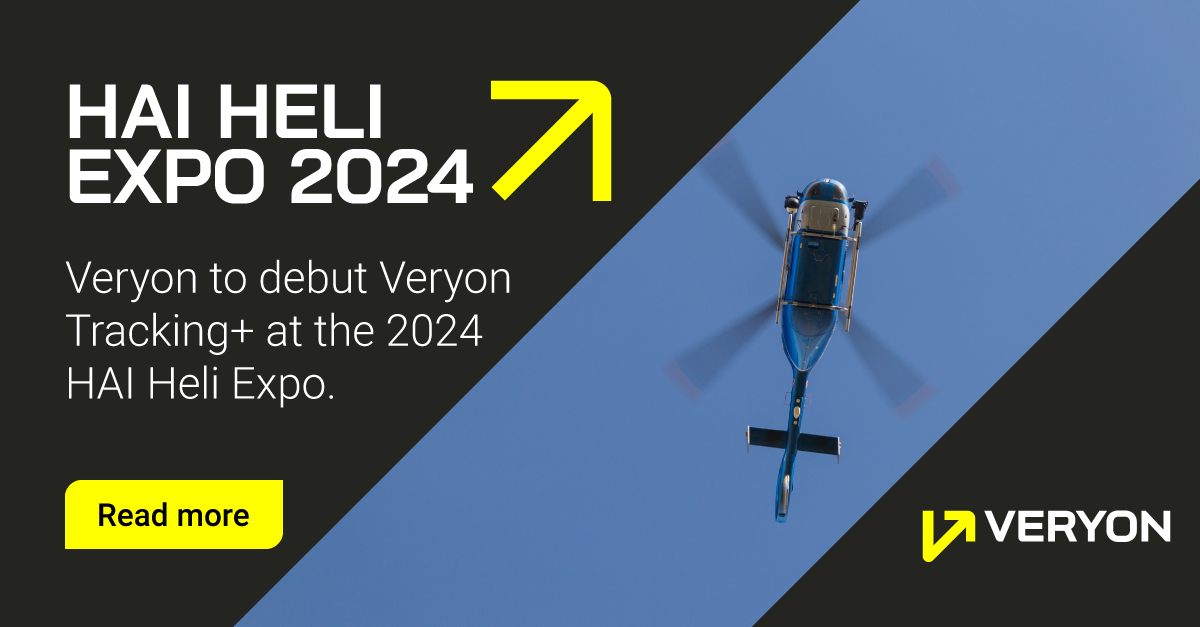 2024 HAI Heli Expo Will See Debut of Veryon Tracking+